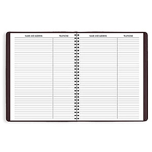 AT-A-GLANCE 2023 Weekly Planner, Quarter-Hourly Appointment Book, 13 Month, 8-1/4" x 11", Large, Winestone (7095050)