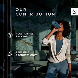 LARS NYSØM Stainless Steel Insulated Water Bottle 12oz 17oz 25oz 34oz 51oz | BPA-free Insulated Thermo Flask for Hot and Cold Beverages | Leakproof Drinking Bottle