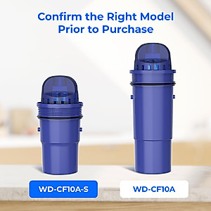 Waterdrop Replacement for All PUR®, PUR® Plus Pitcher and Dispenser Filtration Systems, CRF950Z, PPF951K, PPF900Z, NSF Certified, Pack of 2