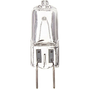 Anyray A1706Y (1)-Bulb 50 Watt Halogen 50W G8 Light Bi-Pin T4 50Watt GY8.6 Bulb 110V-130Volt G8 Base Lamps