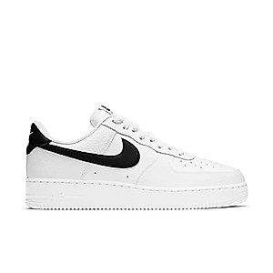 Nike Men's Low-Top Sneakers Basketball Shoe, White Black Dark, 11