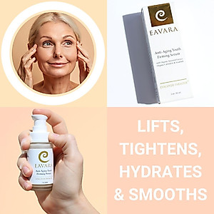 Organic Anti Aging Anti Wrinkle Serum | Award Winning Face Serum to Reduce Wrinkles and Fine Lines | Firming, Tightening, Lifting, & Rejuvenating | Hydrating Natural Organic Skin Care