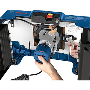 BOSCH RA1141 26 in. x 16-1/2 in. Laminated MDF Top Portable Jobsite Router Table with 2-1/2 in. Vacuum Hose Port