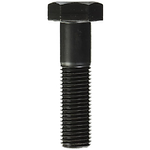 Class 8.8 Steel Cap Screw, Plain Finish, Hex Head, External Hex Drive, Meets DIN 931/ISO 898, 40mm Length, Partially Threaded, M10-1.5 Metric Coarse Threads (Pack of 25)