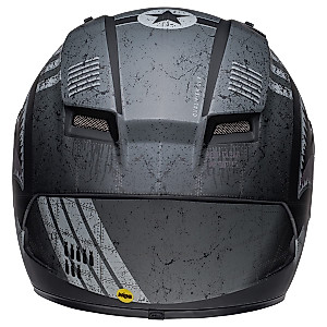 BELL Qualifier DLX MIPS Street Helmet (Devil May Care Matte Black/Gray - Medium)