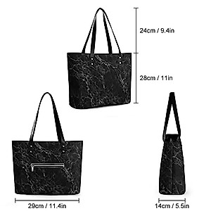 Womens Handbag Marble Texture Leather Tote Bag Top Handle Satchel Bags For Lady
