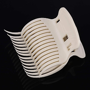 Tbestmax 24 Hot Roller Clips for Hair Curler Claw Clip Replacement Hair Section Styling for Women Girls White