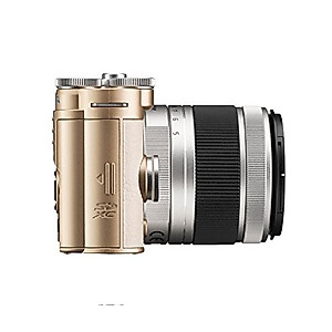 Pentax Q-S1 02 12.4MP Mirrorless Digital Camera with 3-Inch LCD (Champagne Gold)