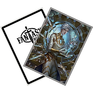 Fantasy North - Ezra Seven - Metal-Shaper Mage - 100 Smooth Matte TCG Trading Card Sleeves - Fits Magic MTG Commander Pokemon and Other Card Games - Playing Card Sleeves
