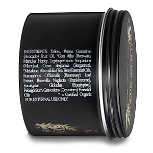 BALM OF GILEAD Manuka Eczema Honey Cream - Moisturizer for Sensitive Skin, Eczema, Psoriasis & Dermatitis - Manuka Honey Ointment, Grassfed Tallow