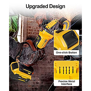 5.0Ah&3.0Ah 4-Pack Battery Set Replacement for Dewalt 20V Battery DCB203,DCB203-2,DCB205,DCB206,DCB200,DCB201,DCB180,DCB181,DCB182, Compatible with Dewalt 20V Tools, for DCD, DCF, DCG and DCS Series