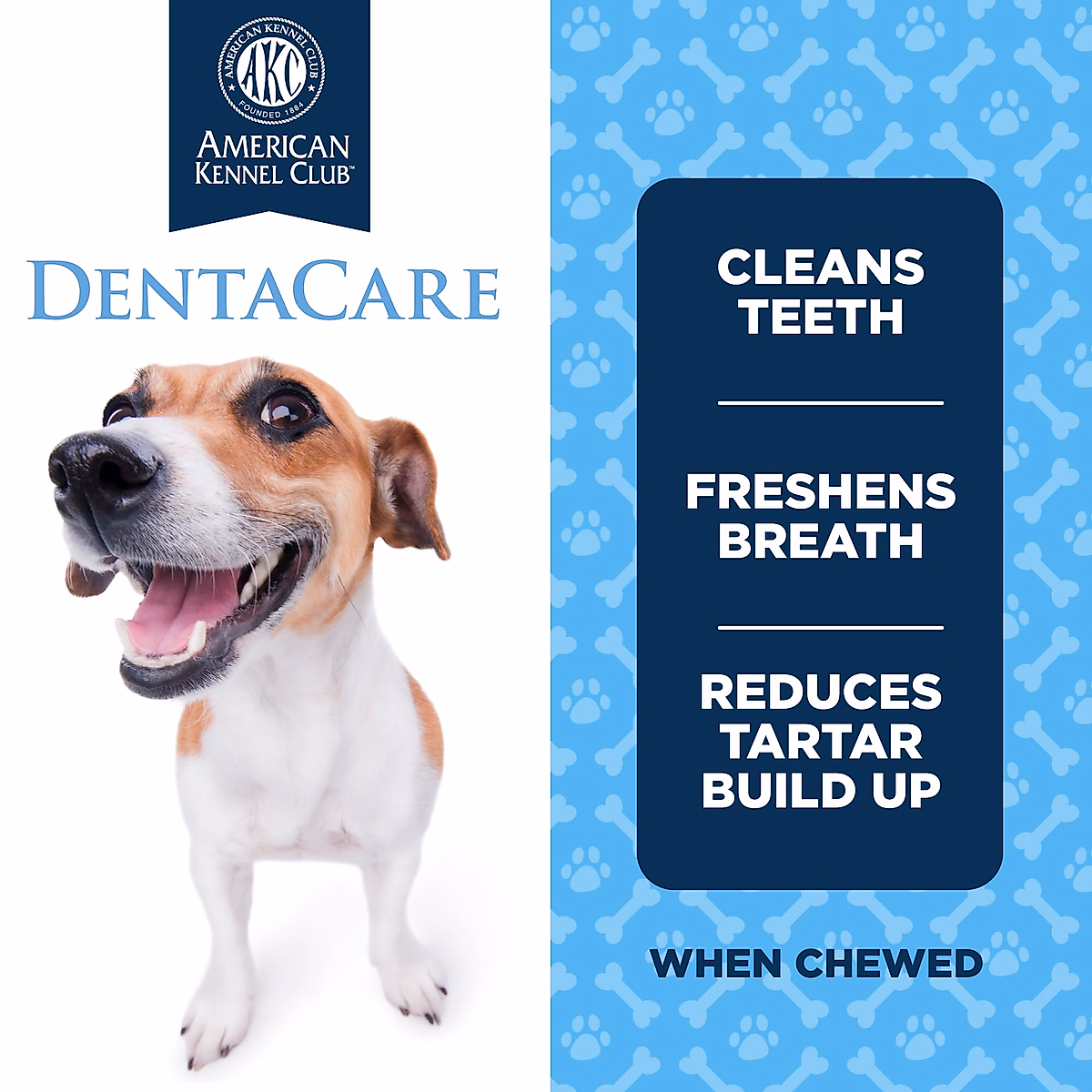 American Kennel Club Dentacare Variety Pack Dog Treats, Includes Yogurt with Strawberry, Yogurt with Blueberry, and Yogurt with Banana, Good for Dog Dental Health, 20 Count