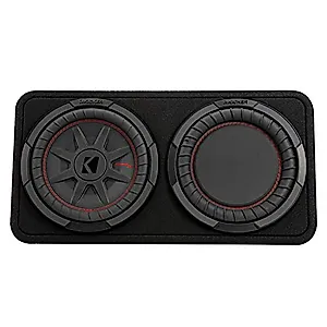 KICKER CompRT 10"(25cm) subwoofer in Thin Profile encl, 2ohm, RoHS Compliant