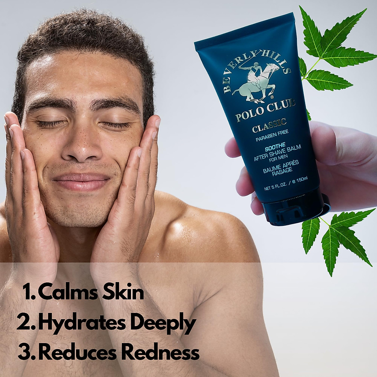 Beverly Hills Polo Club Classic Soothing After Shave for Men | 5oz