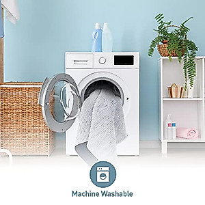 Rugshop Contemporary Distressed Stripe Stain Resistant Flat Weave Eco Friendly Premium Recycled Machine Washable Area Rug 3'3"x5' Gray