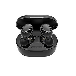Wireless Earbuds, Revive Air-A7S Sports Bluetooth 5.0 Headset with Bass Stereo HiFi Sound, Built-in Microphone for iOS & Android, Waterproof Sweatproof Headphones with Portable Charging Case (White)