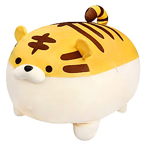 Auspicious beginning Stuffed Animal Tiger Plush Toy Anime Kawaii Tigers Soft Pillow, Plush Toy Gifts for Adults (19.6")