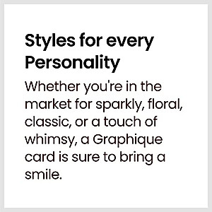 Graphique Old Fashioned Birthday Card | Ideal for Him | Family and Friends | Color-Coordinated Envelope | 5" x 7"