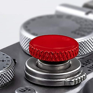 Soft Shutter Release Button (2 Pack/Red) high-end Pure Copper Camera Shutter Button