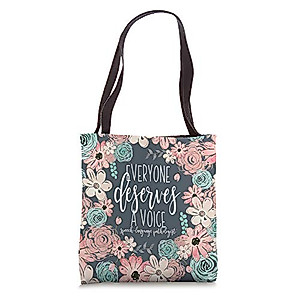 SLP Gift For Speech-Language Pathologist Tote Bag