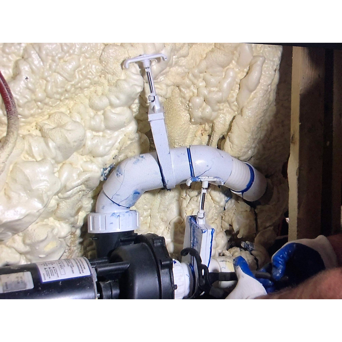 American Spa Parts Dynasty Hot Tub 2" 45° Pump Union to Plumbing Connection Kit