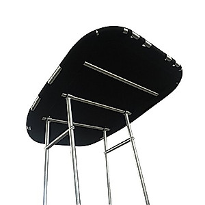 Dolphin Pro E Economic T-Top Fishing Boat Tower, Black Canopy,1.5" Brushed Anodized 6063 Aluminum Tubing, Canopy Fits Center Consoles up to 43 inches Wide, Marine Grade VIII, UV Resist Acrylic Cover