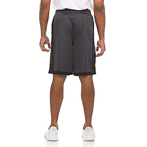 Spalding Mens Guard Performance Basketball Short, Gravel, S