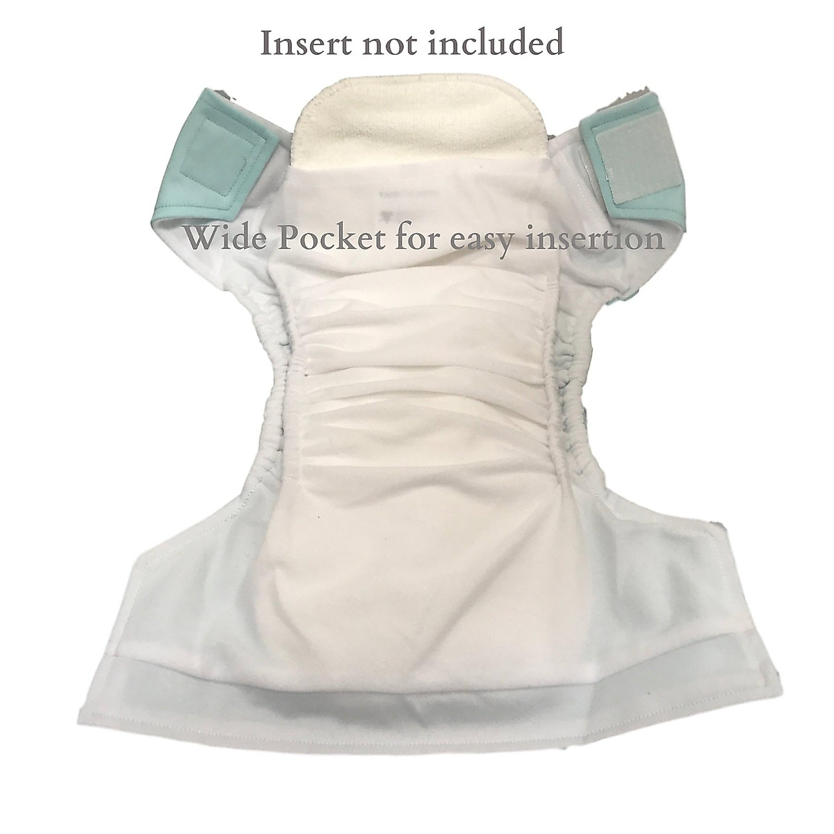 KaWaii Baby One Size Heavy Duty HD2 Cloth Diaper Shells, Reusable, Washable, Leakproof for babies 8-36 lbs - Pack of 6