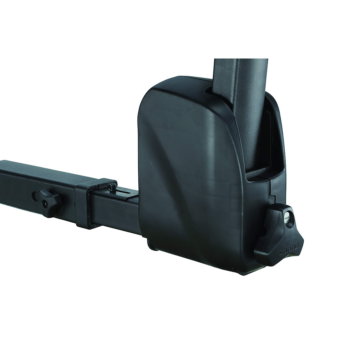 INNO INH142 Tire Hold Hitch Mount (2" ONLY) Platform Rack (4) Bike (E-bike, Fat Tire, Full Suspension, Carbon Compatible), Matte Black