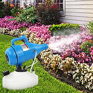 Electric Fogger Machine, Portable Handheld ULV Fogger Sprayer Mist Cold Spraying Atomizer for Home School Yard Outdoors (US Plug 110V)