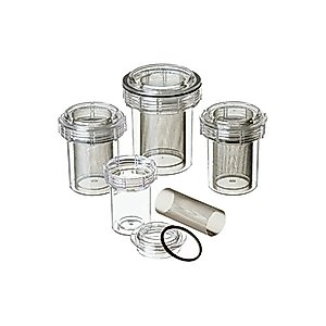 3D Dental TR-2350 #2350 Evacuation Trap, Fine Screen, 3-1/2" x 4-3/8" Size, Pack of 8