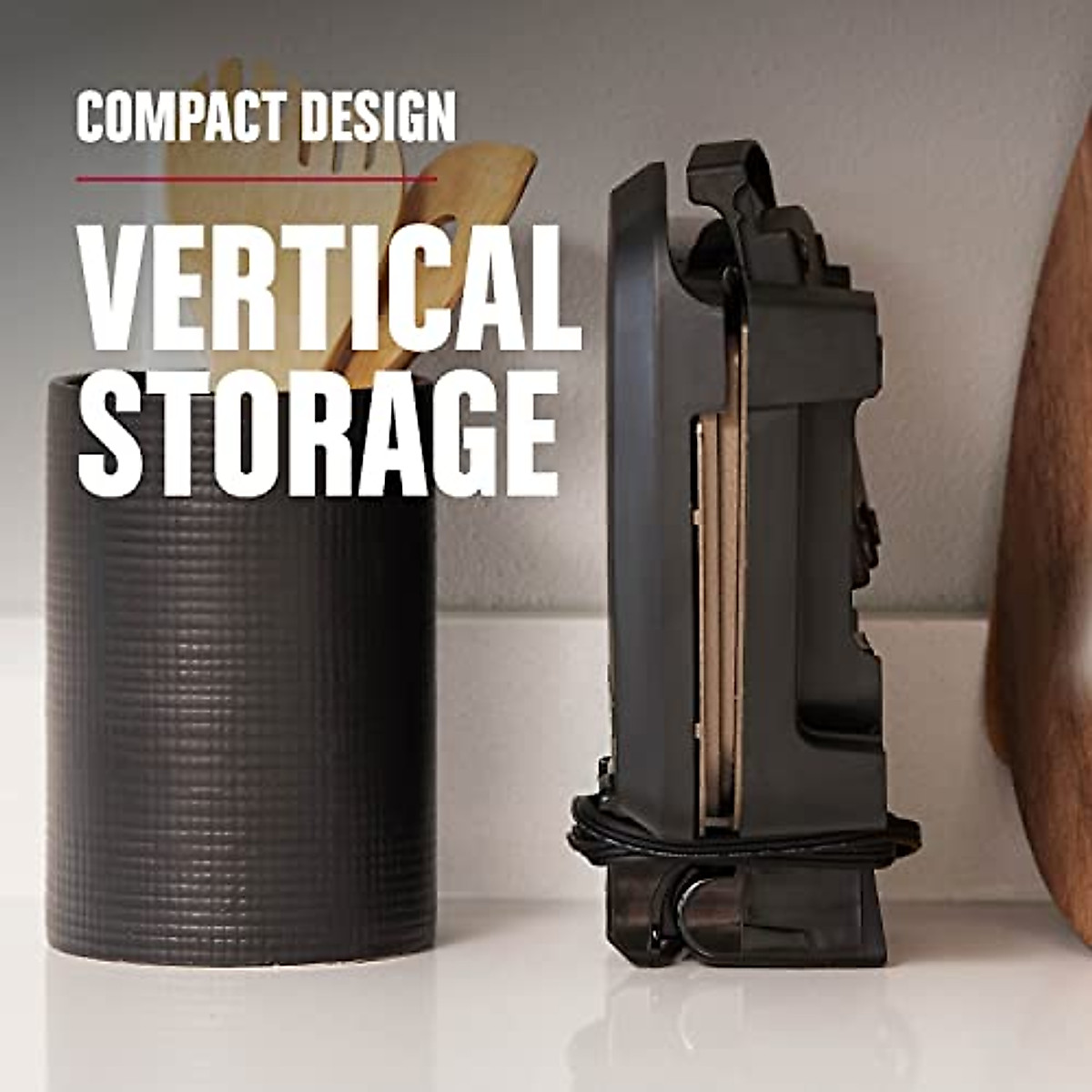 George Foreman® Contact Submersible™ Grill, NEW Dishwasher Safe, Wash the Entire Grill, Easy-to-Clean Nonstick, Black/Bronze