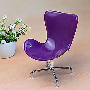 Hedgehog Chair Mini Plastic Swivel Seat Small Animal Toys Habitat Decor Cage Accessories Hedgehog Supplies Photo Props Chair Toy for Hedgehog,Bird,Parrot,Mouse,Chinchilla, Rat,Gerbil,Dwarf Hamster