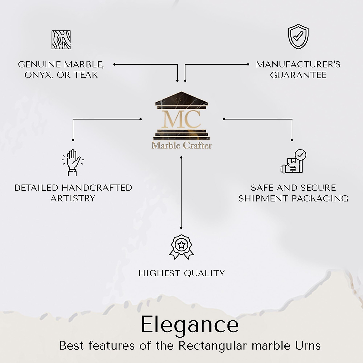 Luxurious Marble Guest Towel Tray – Hand Carved, Polished Modern Bathroom Trays – Durable & Functional Guest Towel Holder - Multipurpose Home Interiors Decor - One-of-a-Kind Decorative Objects