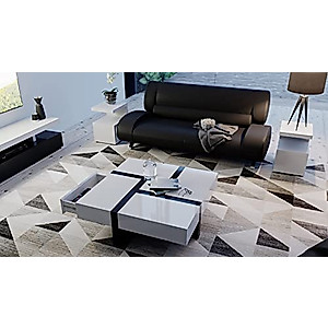 Zuri Furniture Modern Aspen Black Microfiber Leather Sofa