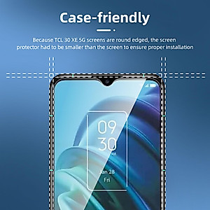 NEW'C [3 Pack] Designed for TCL 30 XE 5G Screen Protector Tempered Glass, Bubble Free, Ultra Resistant
