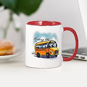 CafePress Riding The Struggle Bus Mug Ceramic Coffee Mug, Tea Cup 11 oz