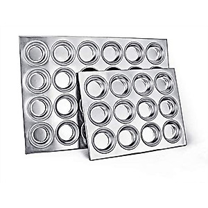 New Star Foodservice 535504 Commercial Grade Aluminum 12-Cup Muffin Pan