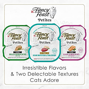 Purina Fancy Feast Gourmet Gravy Wet Cat Food, Petites Turkey & Sweet Potato Entree - (Pack of 12) 2.8 oz. Tubs