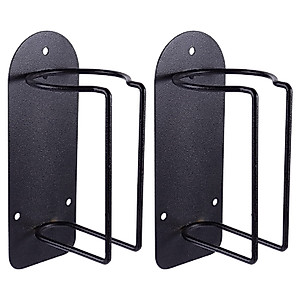 KALLORY Metal Hangers Wall Mounted Clothing Rack 2Pcs Hair Clipper barber station organizer barber clipper holder barber clipper holder Holder Wall Mounted Metal Hangers Metal Stand