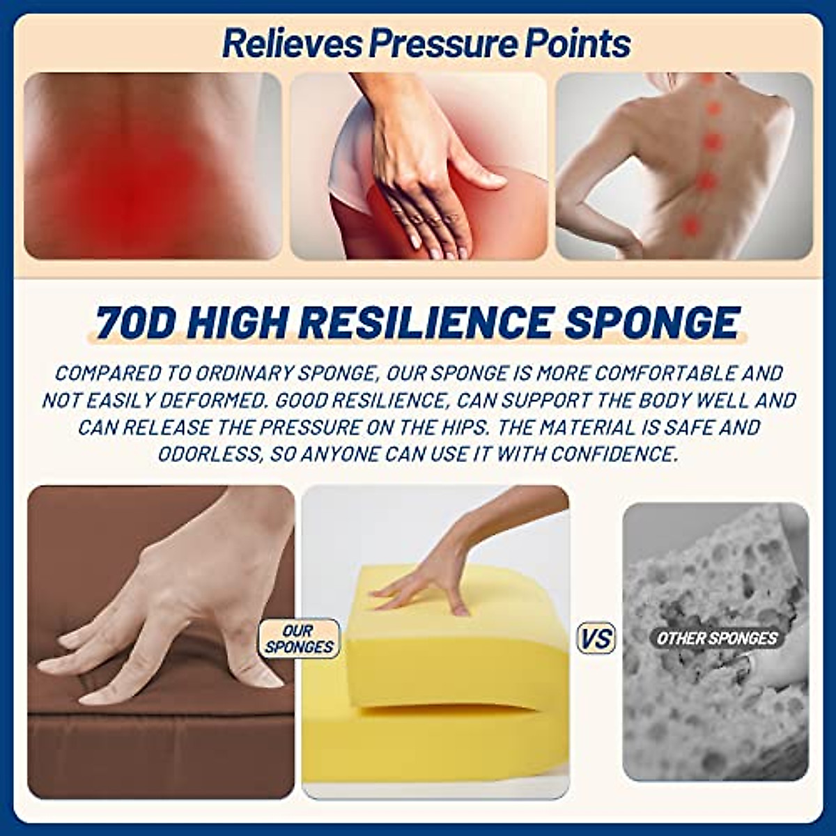 sutailocus Bench Cushion Double Piping Outdoor Bench Cushion,Custom Bench Cushions for Indoor/Outdoor Furniture, for Window/Piano/Porch Swing/Dining/Kitchen Bench (30x14x3, Brown)