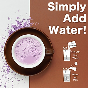 Taro Milk Tea 2.2 Lb (1 Count), Powdered Instant Milk Tea Drink Mix, Serve Hot or Cold, Makes Blended Frappe Drinks
