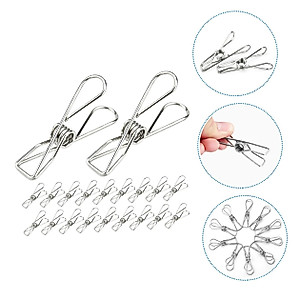 SEWACC Sturdy Metal Chip Bag Clips Snack Bag Clips Food Clips Food Bag Clips Kitchen Bag Clips Chip Clips