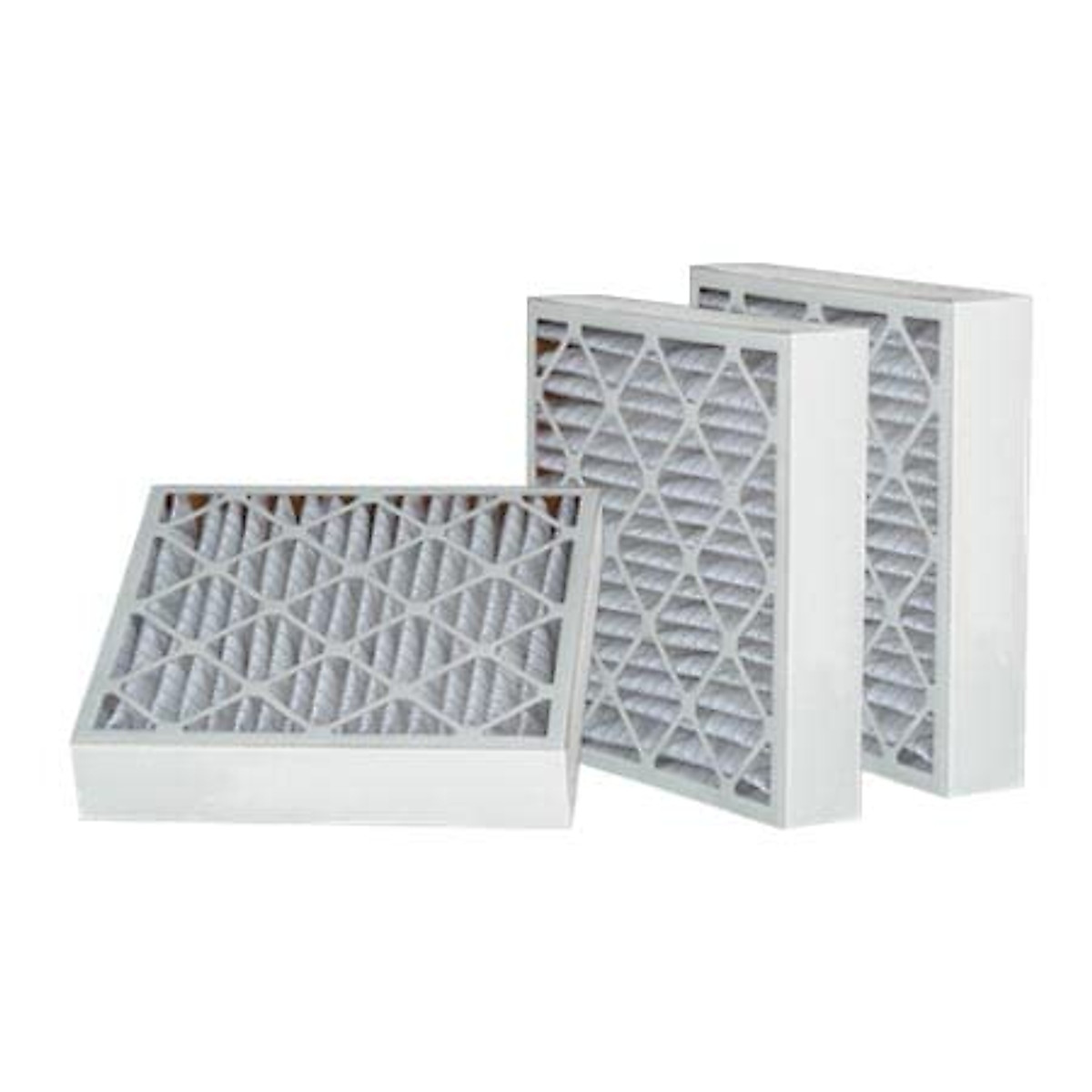20x25x4 Furnace- Air Filter Merv 8 Pleated Replacement (1 Box of 2) (Actual Filter Size: 19.375 x 24.375 x 3.75 Inches)