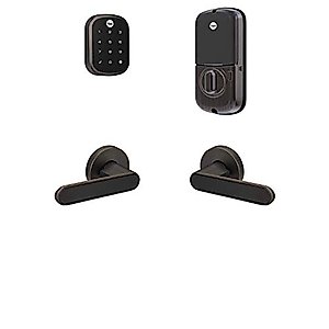 Yale Assure Lock SL, Wi-Fi Smart Lock with Kincaid BK Lever - Works with the Yale Access App, Amazon Alexa, Google Assistant, HomeKit, Phillips Hue and Samsung SmartThings, Oil Rubbed Bronze