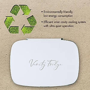 PERSONAL CHILLER 6 Liters Skin Care Fridge, Portable Cosmetic Fridge, Low Noise Small Refrigerator for Beauty Products, Beverage, Home, Bedroom