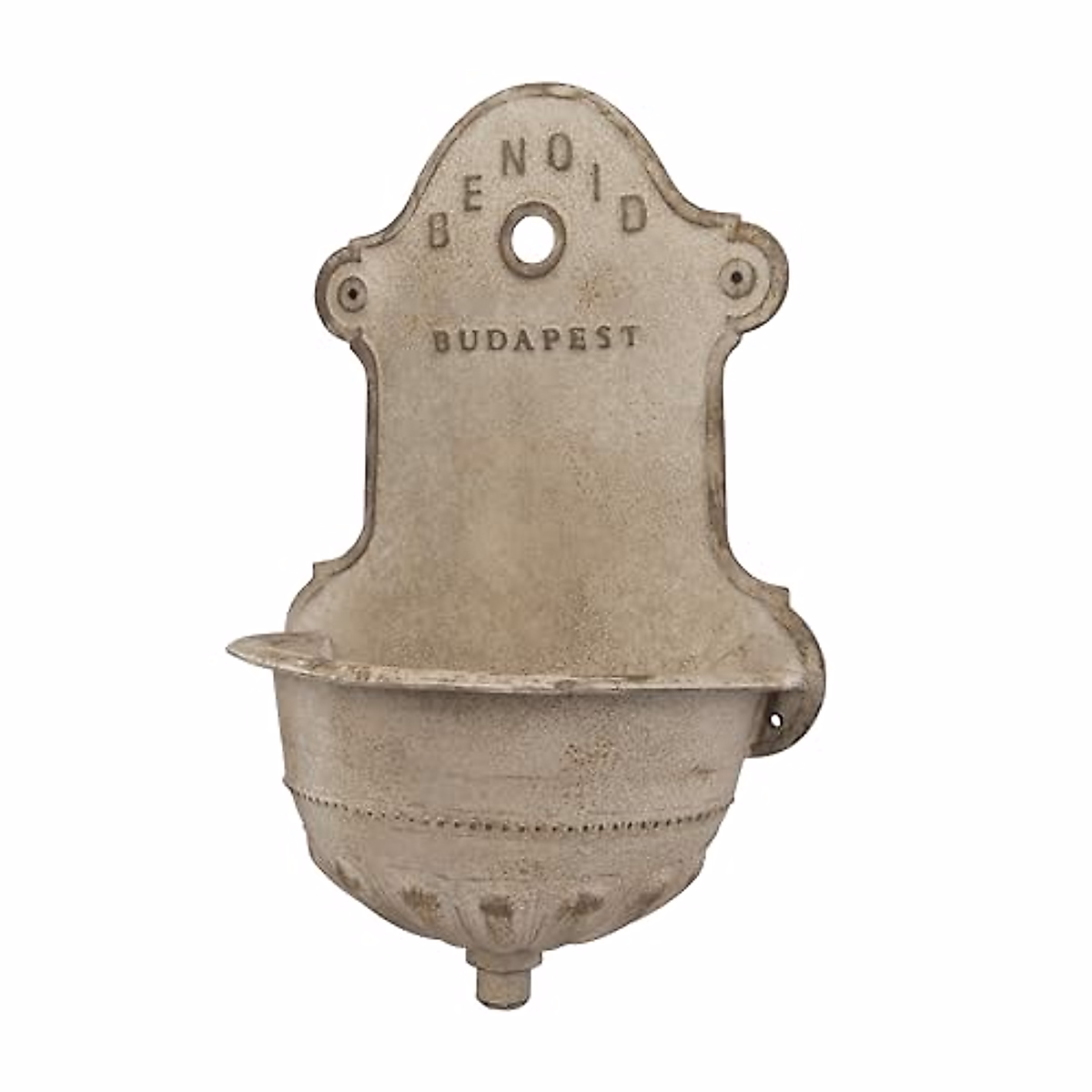 Creative Co-Op Reproduction of Vintage Iron Wall Water Fountain