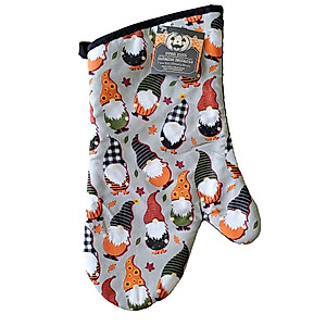 Halloween Kitchen Dish Towel and Pot Holders Set: Gnomes, Happy Hauntings, Spooktacular Home Decor (Gnomes)