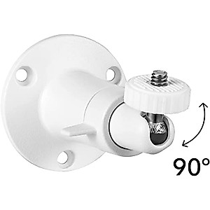 2pack Wall Mount Compatible with Ring Stick Up Cam & Ring Indoor Cam，Adjustable Mounting Bracket for Arlo, Arlo Pro 2 3, Arlo Ultra CCTV Camera and Compatible Camera with 1/4 Screw Head