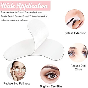 100 Pairs GreenLife Natural Hydrogel Eye Gel Pads - Collagen and Aloe Vera Patches for Under Eyes - Eyelash Extension Kit